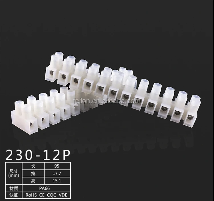 Pa7 Pa8 Pa9 Pa10 Pa12 H Type Feed Through Terminal Block Connector With ...