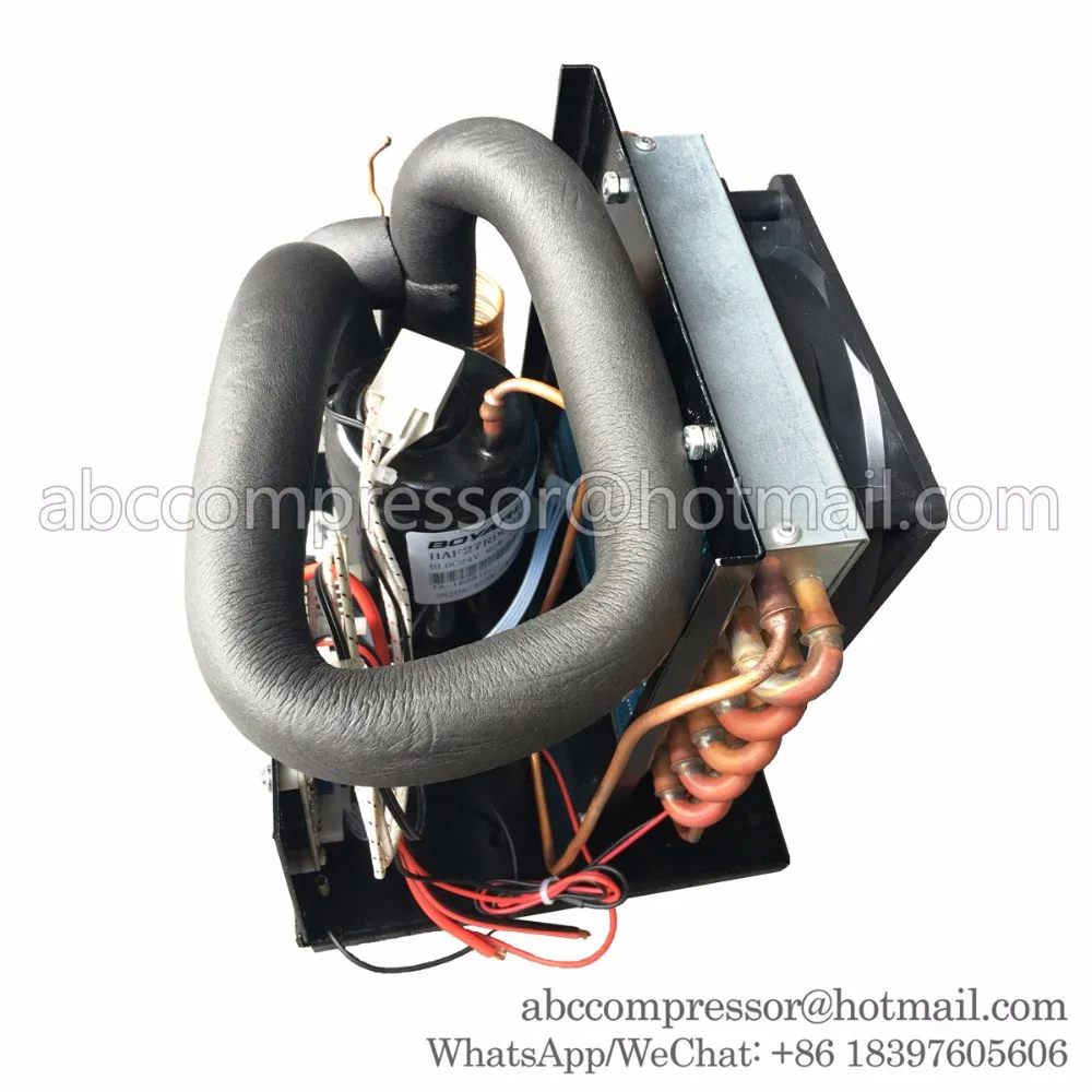 R134a DC 12V 24V Mini Condenser Unit for Portable AC