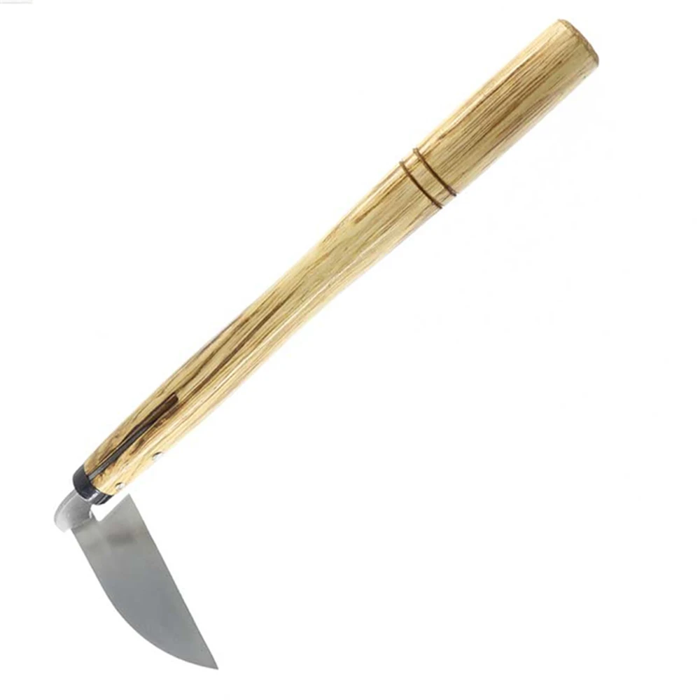 High Quality Stainless Steel Triangle Hoe Wooden Handle Garden Tools ...