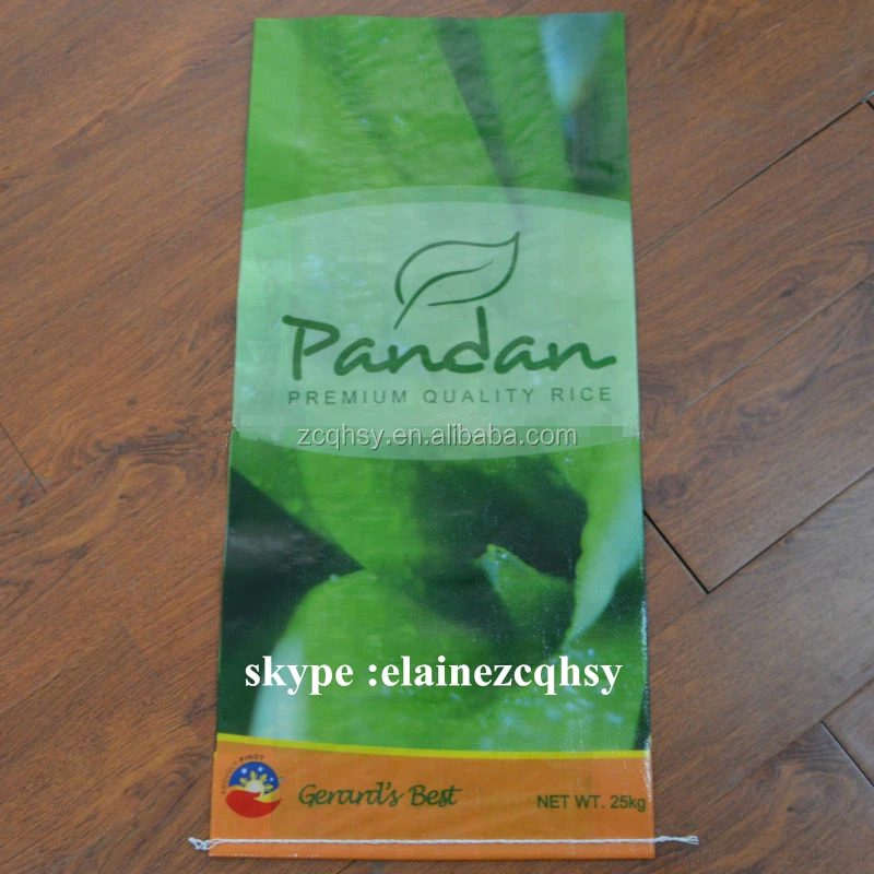5kg Basmati Rice Packaging Bag Bopp Laminated 20kg 25kg 50kg Rice Bag ...
