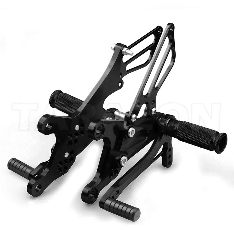 Cnc Alloy Aluminium Adjustable Motorcycle Rear Set For Kawasaki Zx6r Zx ...