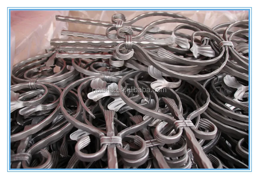 Wrought Iron Stair Railing Components - Balustrades & Panels