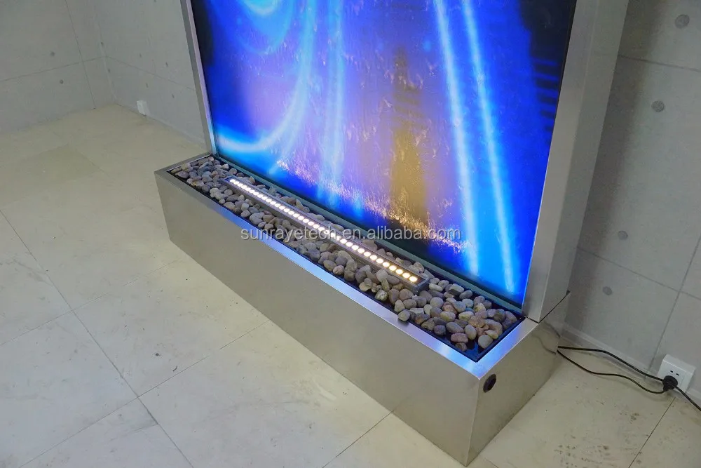 Big Customized H8ft Sflcd9665 Lcd Tv Screen Waterfall With Stainless ...