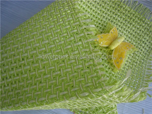 Paper Mesh Flower Wrapping And Decoration - Buy Mesh Flower,Deco Mesh ...