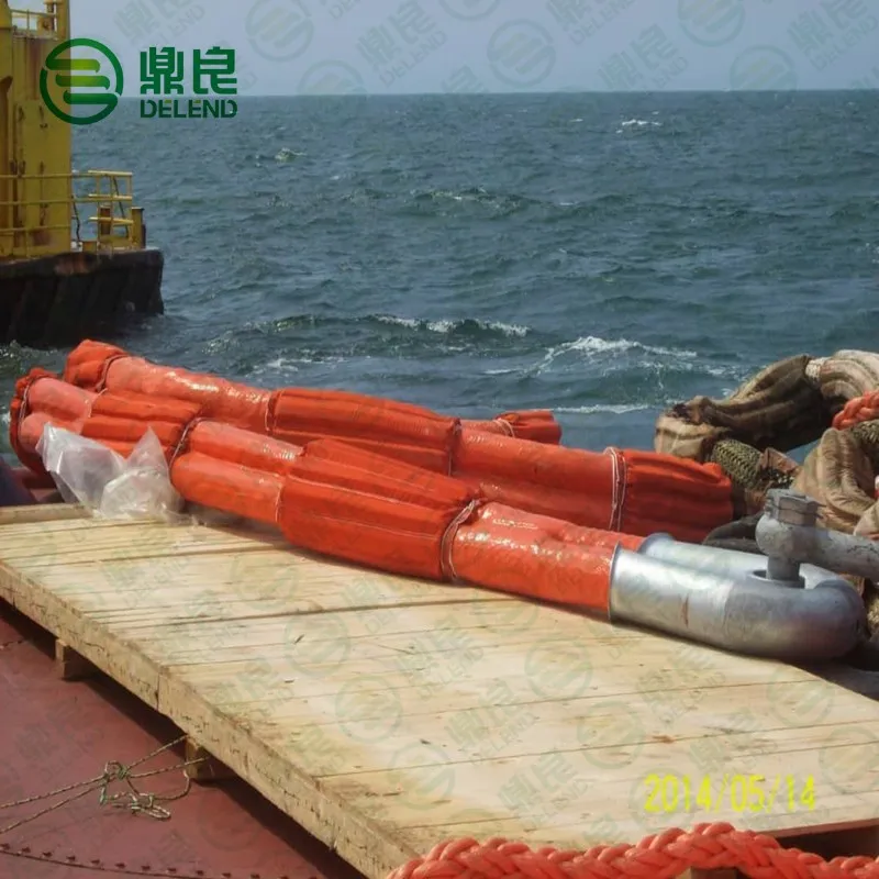 18" Single Point Mooring Rope 144mm 45m Length Single Leg With Thimble ...