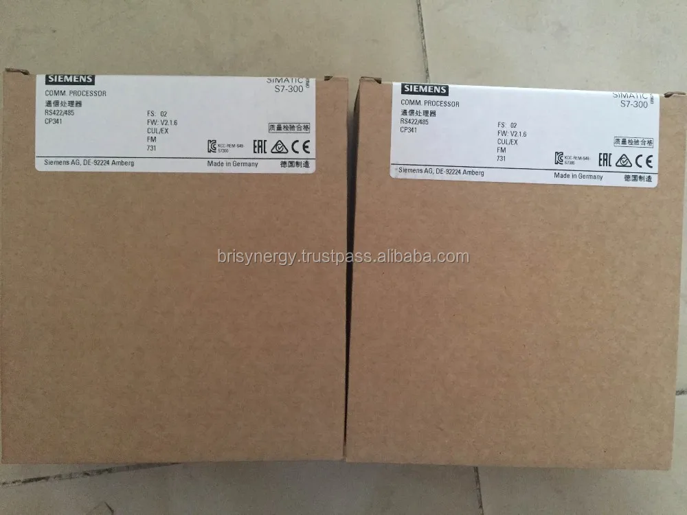 Siemens Comm Processor 6es7341-1ch02-0ae0 Simatic S7-300 Cp341 ...