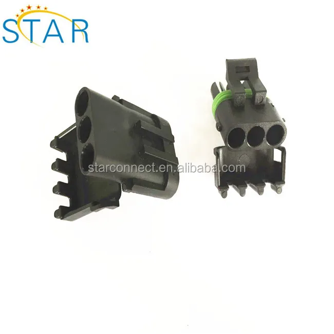 Car Waterproof Delphi 3 Way Pa66 Connector Position Connector Kit ...