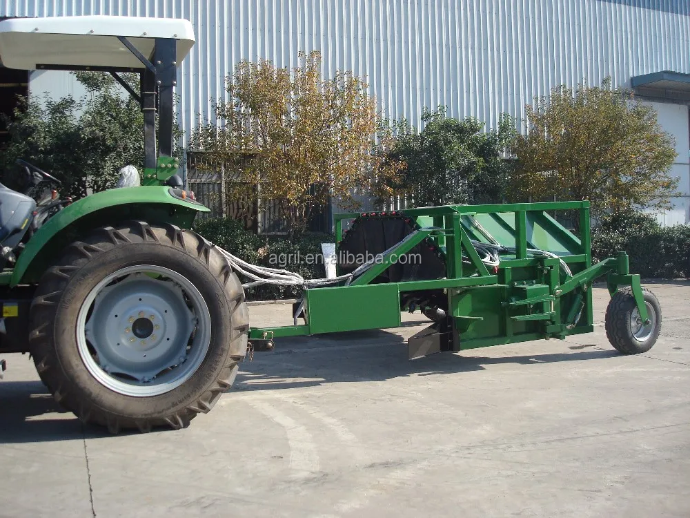 hot sale new design tractor towed hydraulic compost turner windrow ...