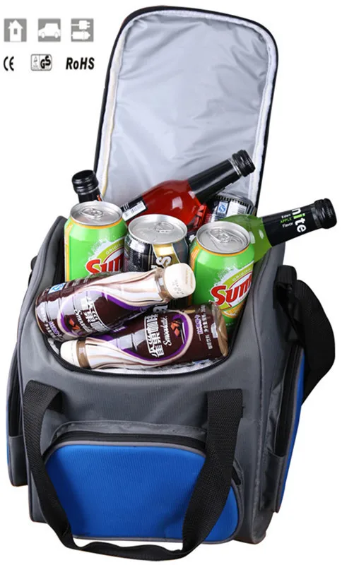 Customizable Insulated Electric 16l Car Cooler Bag With External ...