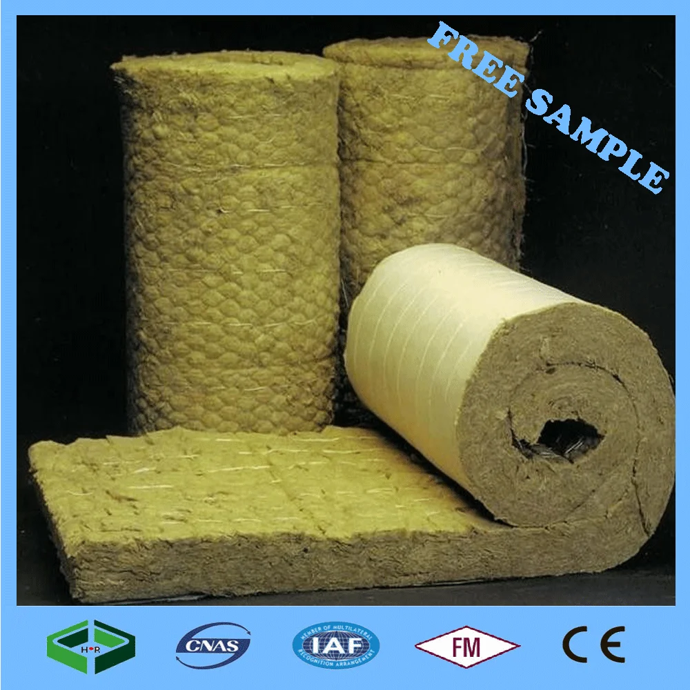 80kg/m3 Density Waterproof Fireproof Insulation Rock Wool Blanket - Buy ...