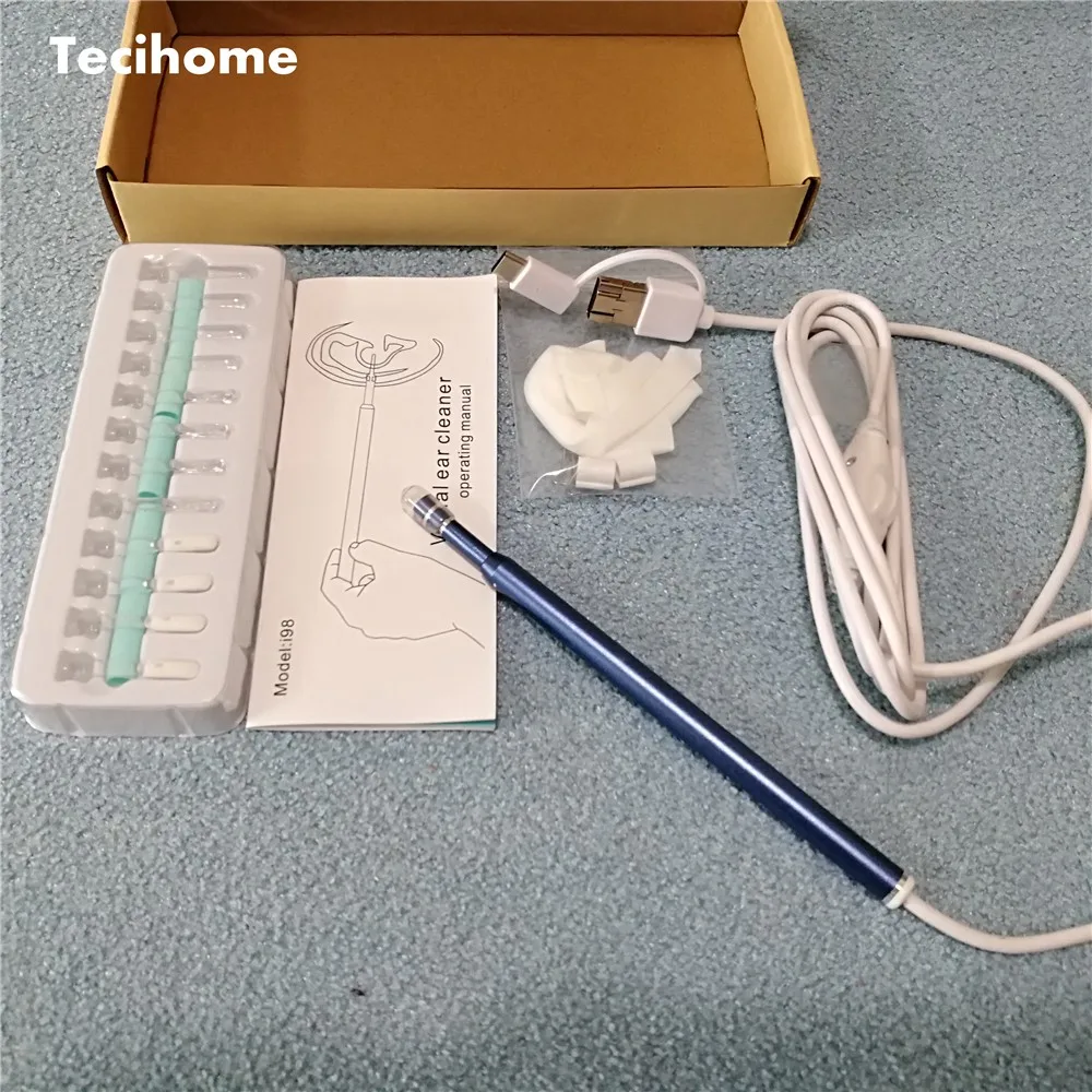 3 In 1 Visual Earpick Pc Android Ear Cleaning Endoscope Earwax Clean ...