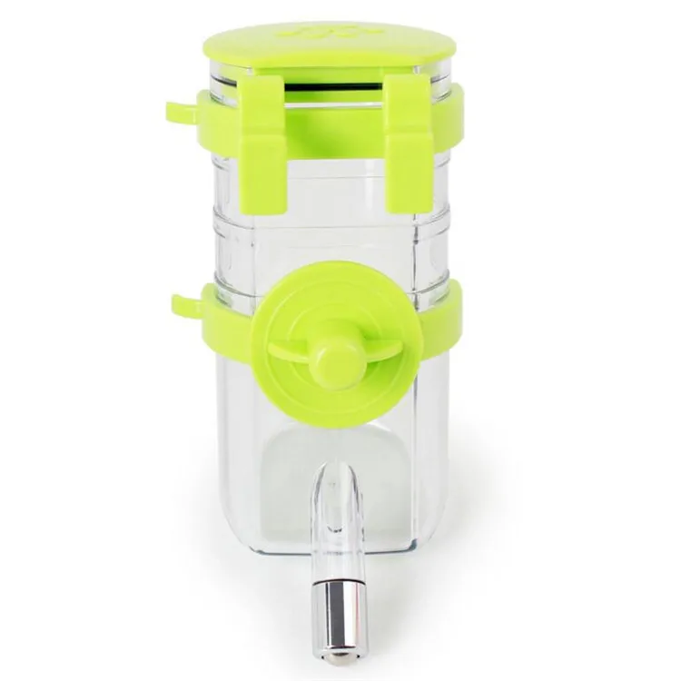 350ml 500ml Automatic Dog Drinker With Head Hanging Cage Dog Water ...