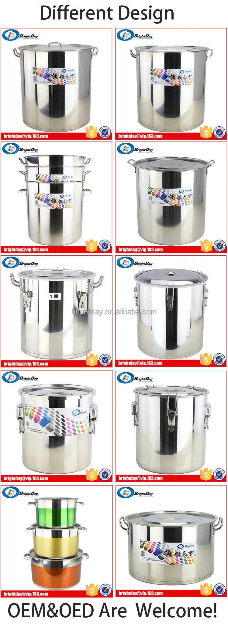 China Stock Pot Factory Stainless Steel Stock Pot,20 Qt. With Lid - Buy ...
