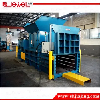 Horizontal Plastic Bottle/solid Waste Compactor Machine For Recycling ...