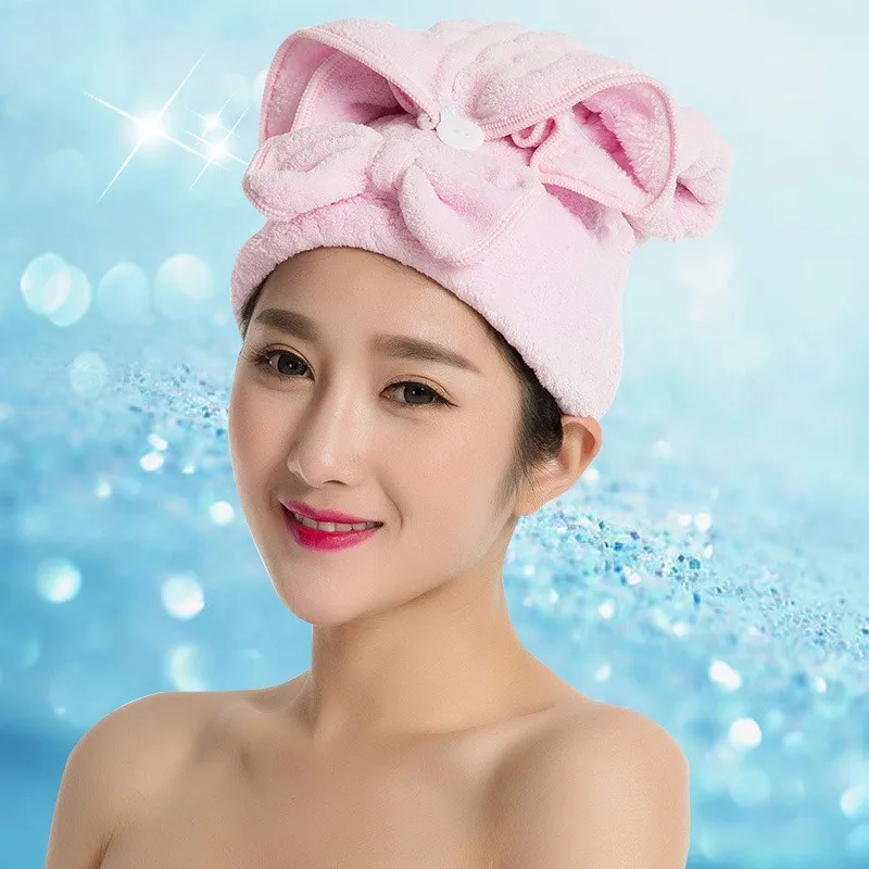 Custom Microfiber Hair Drying Cap/dry Hair Cap/ Hair Turban - Buy High ...