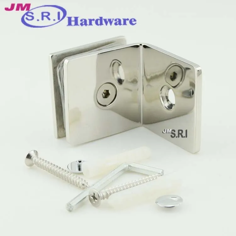 Mirror Stainless Steel Glass Holder Clip /glass Corner Clips - Buy ...