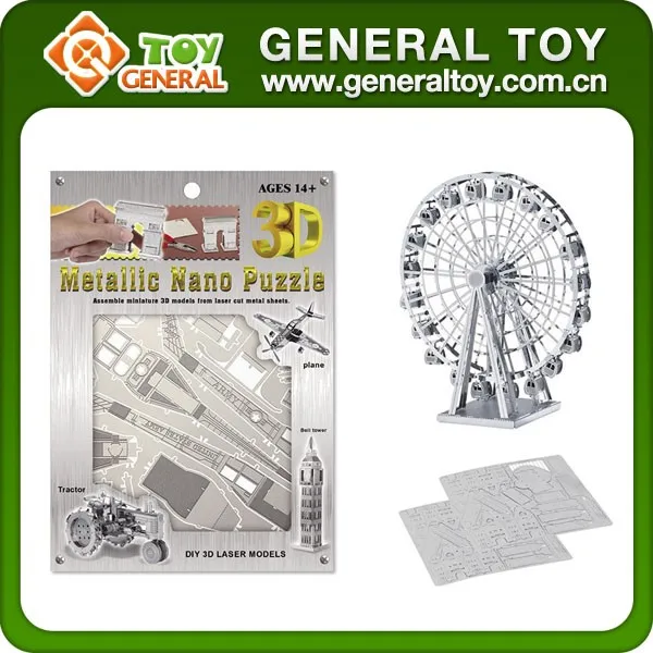 Intelligent Diy Building Metal 3d Puzzle - Buy Metal Puzzle,3d Metal ...