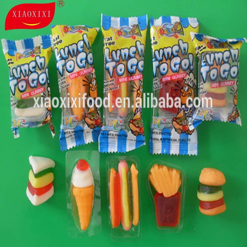 15g Assorted Flavor Happy Meal Jelly Gummy Candy - Buy Fast Food Gummy ...