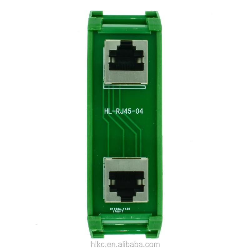 Din Rail Mount Rj45 Module,Rj45 8p8c Breakout Board,Terminal Block ...