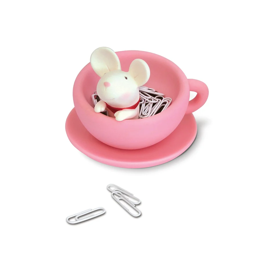 New Novelty Cartoon Mouse Magnetic Paper Clip Holder For Office - Buy ...