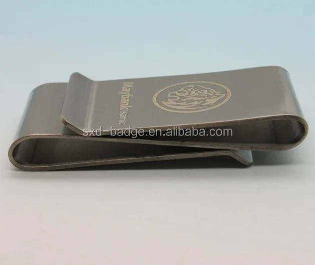 Double Side Custom Aluminum Light Money Holder Stainless Steel Mini ...