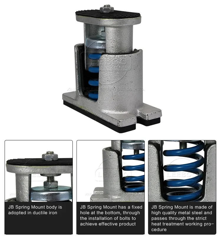 Corrosion Resistant JB Type Spring Mount Vibration Isolators