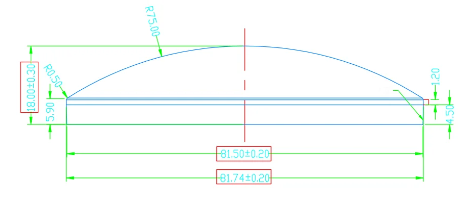 High Quality Acrylic Beer Font Lens - Frogeye Lens