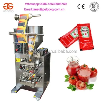 Tomato Sauce Sachet Packaging Machine Sauce-packet Packing Machine ...