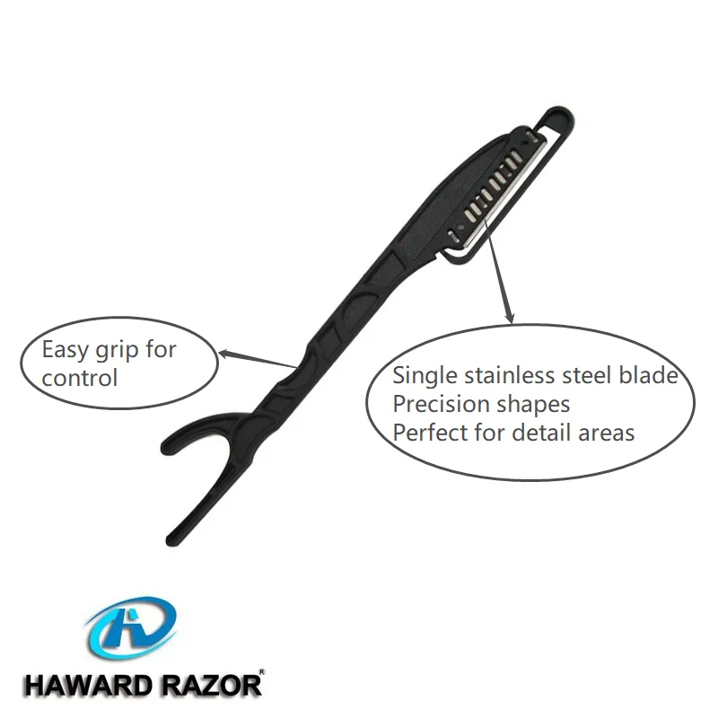 D120 Single Blade Barber Razor - Stainless Steel Disposables