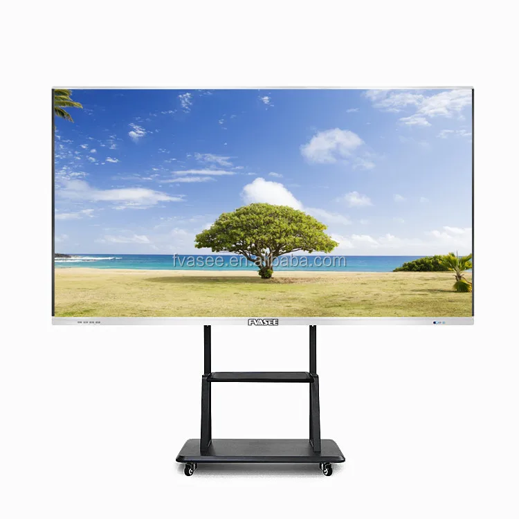 No Folded 86 Inch Multi-touch Interactive Whiteboard Multilanguage ...