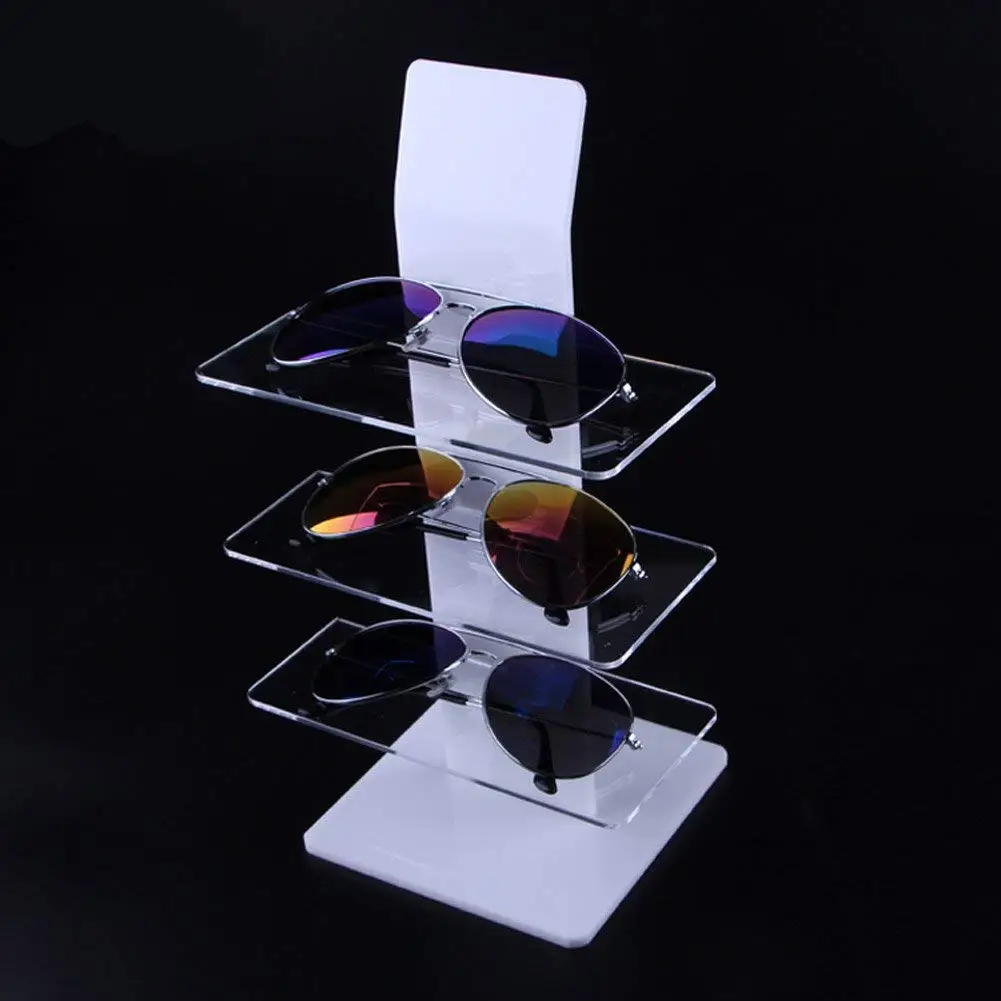 Custom Shop Counter Stand White Acrylic Glasses Display Stand - Buy ...