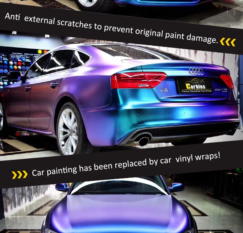 Carbins Film Red Copper Color Changing Film Wrap Vinyl