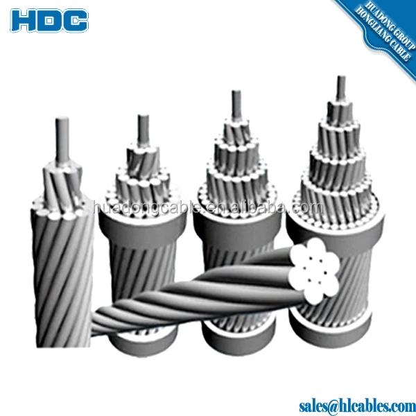 Acsr Raven Conductor 1/0 Awg Cable Tipos De Acsr Conductores - Buy ...