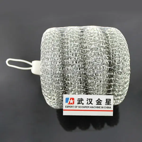 Kitchen Cleaning Scourer Ball,Stainless Steel Scourer,Washing Dish Mesh ...