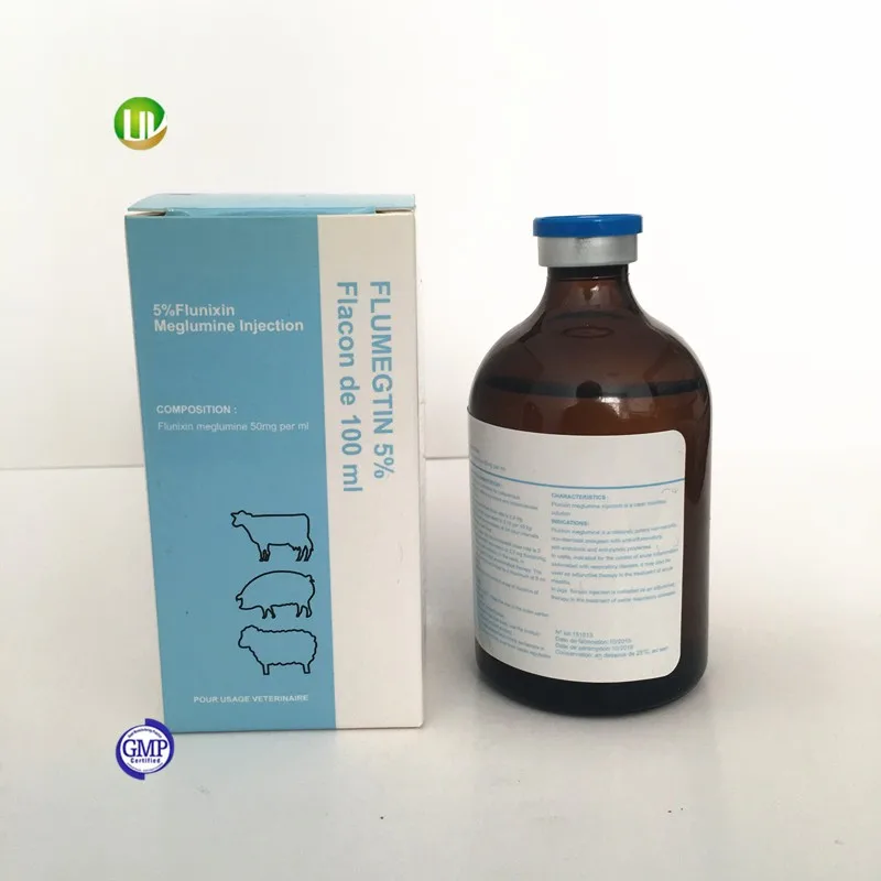 Veterinary Analgesic Drug 5% Flunixin Meglumine Injection Treat Cattle ...