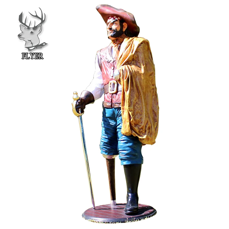Life Size Resin Pirate Figures - Perfect for Amusement Parks