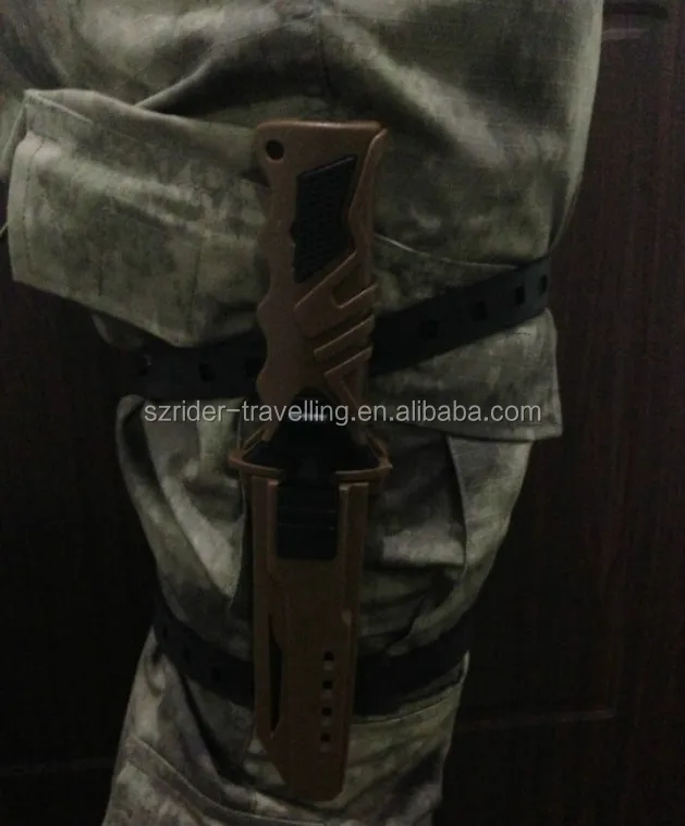 Fixed Blade Knife With Leg Strap Belt And Abs Sheath - Buy Knife With ...