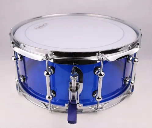 Seamless Blue Acrylic Snare Drum 14"X6" - FOREACH Drums
