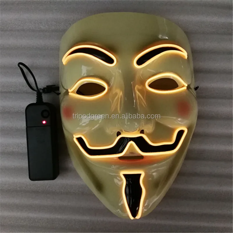 Party Decoration El Wire Mask Wholesale - Buy El Mask Wholesale ...