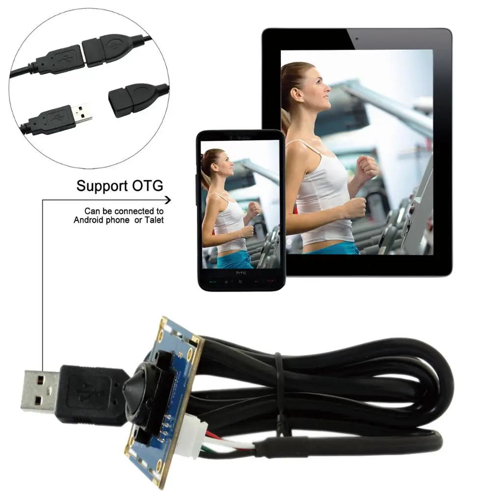 Elp 2mp Fhd 1080p Usb Camera With 3.7mm Lens Cctv Board Camera Module ...