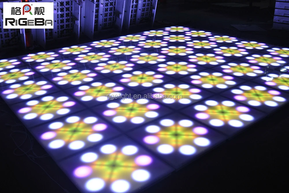 High Quality High Brightness 60*60cm Led Flower Dance Floor Made In ...