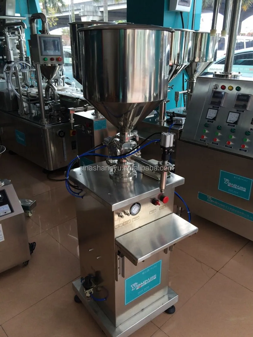 Semi Automatic Tube Cream Lotion Filling Machine - Buy Cream Lotion ...