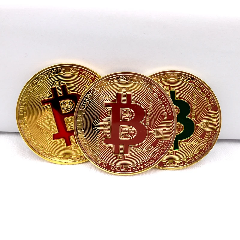 Professional Bitcoin Coin Supplier Gold Silver Copper Bitcoin Coin For ...