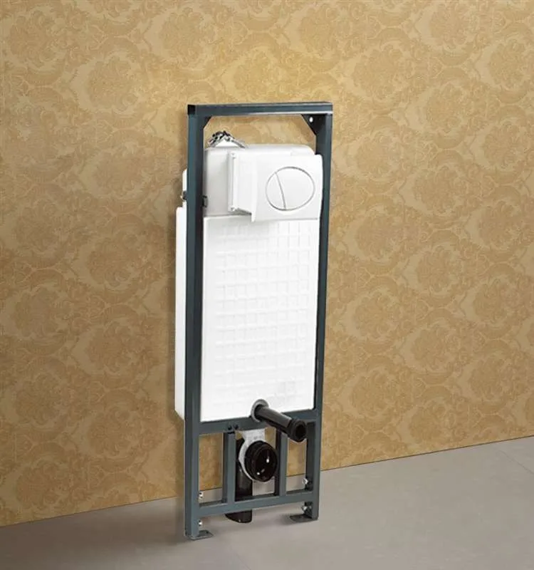 WC Toilet Concealed Tank Wall Hung Toilet Cistern - Dual Flush