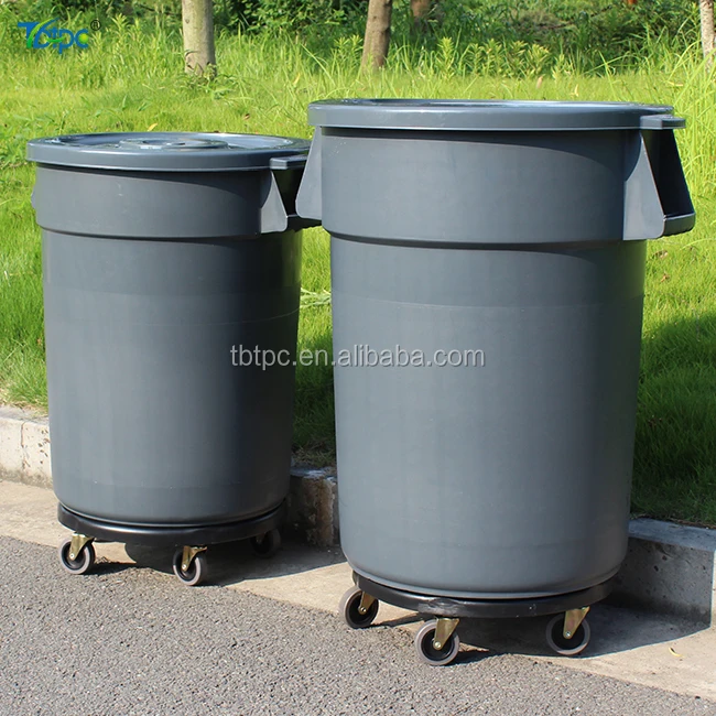 80 Litre Plastic Trash Bucket With Lid Products - Buy Black Bin 80 ...