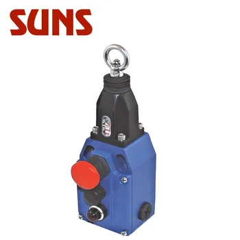 Cable Pull Safety Switch With Emergency Stop Button - Buy Waterproof ...