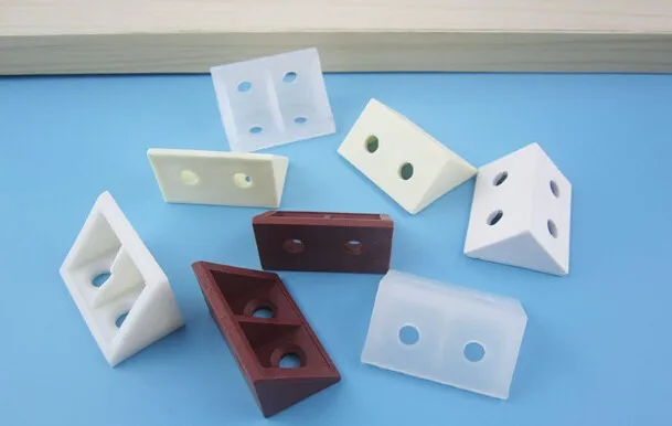 Furniture Plastic Small Angle Bracket With Cover Good Quality Brackets ...
