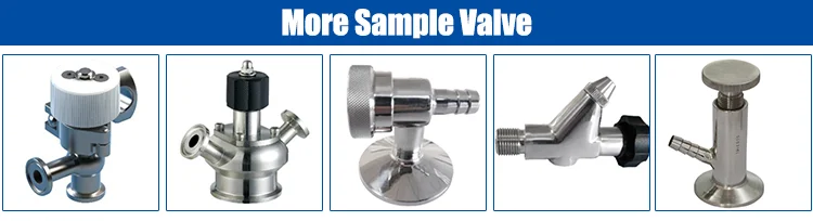 Stainless Steel Aseptic Sanitary Manual Sampling Valve