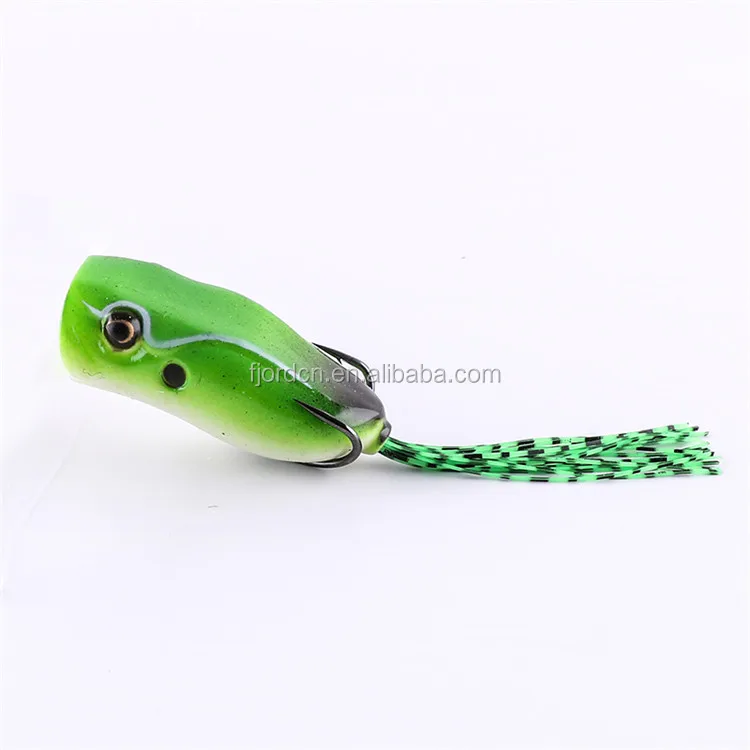 Fjord Handmade Popper Soft Frog Lure For Fishing 60mm14.5g Topwater ...