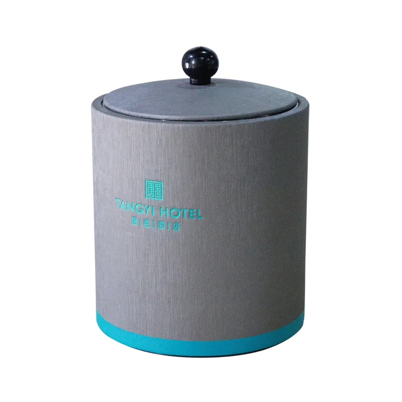 Custom Hotel Bar Faux Leather Metal Wine Ice Bucket With Lid - Buy ...